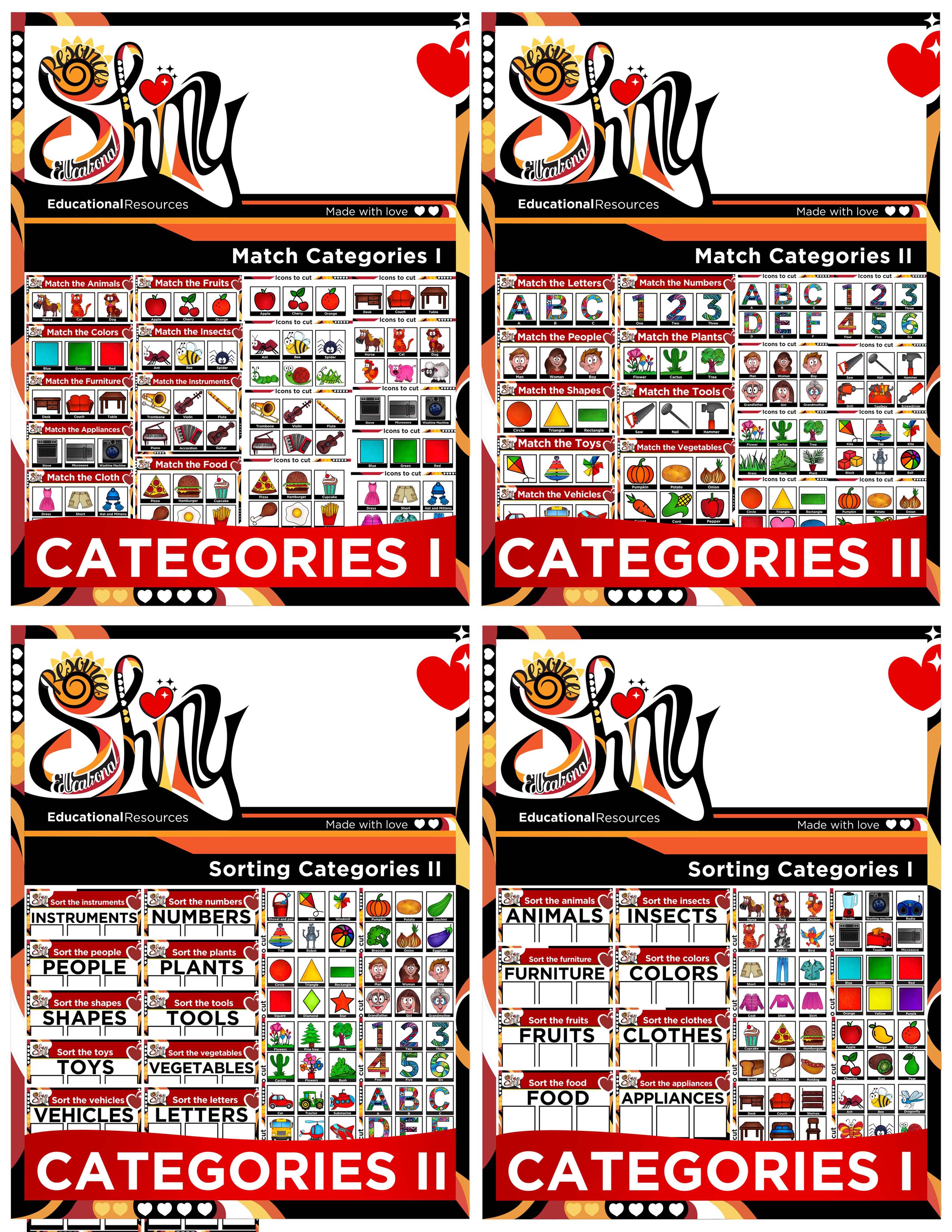 Matching and Sorting Categories – My Store